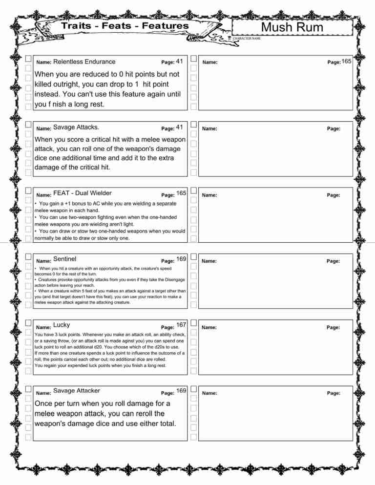 D&D 5E – Character Sheet and Folio | Dungeon Master Assistance